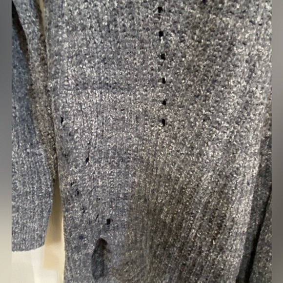 Moth | Sweaters | Moth Anthropologie Gray Blue Retro Womens Loose ...